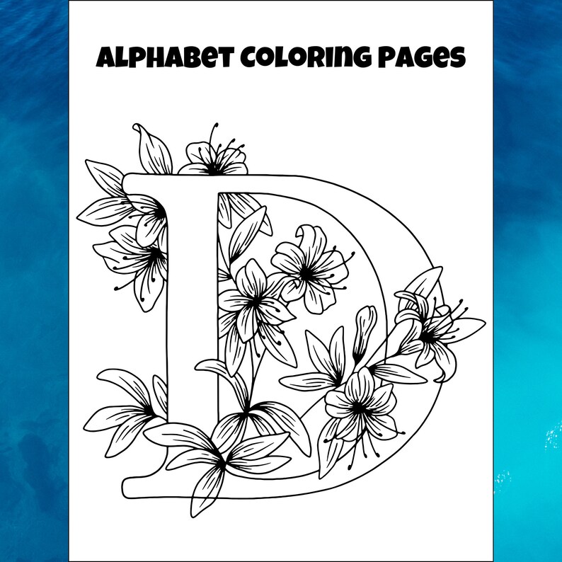 26 Printable Alphabet Coloring Pages Worksheets for Kids Preschool ...