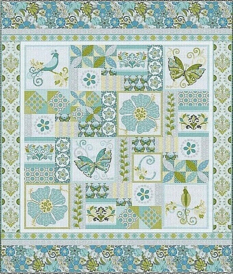 Applique Quilt Pattern SOUL BLOSSOM 60 X 70 Soul - Etsy