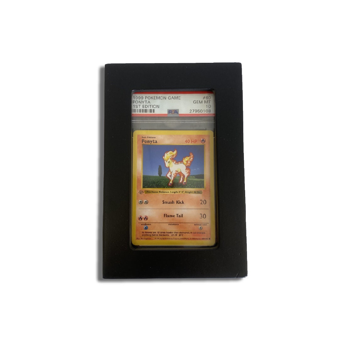 PSA Graded Trading Card Wall Mounted Display Frame, One Card Frame ...