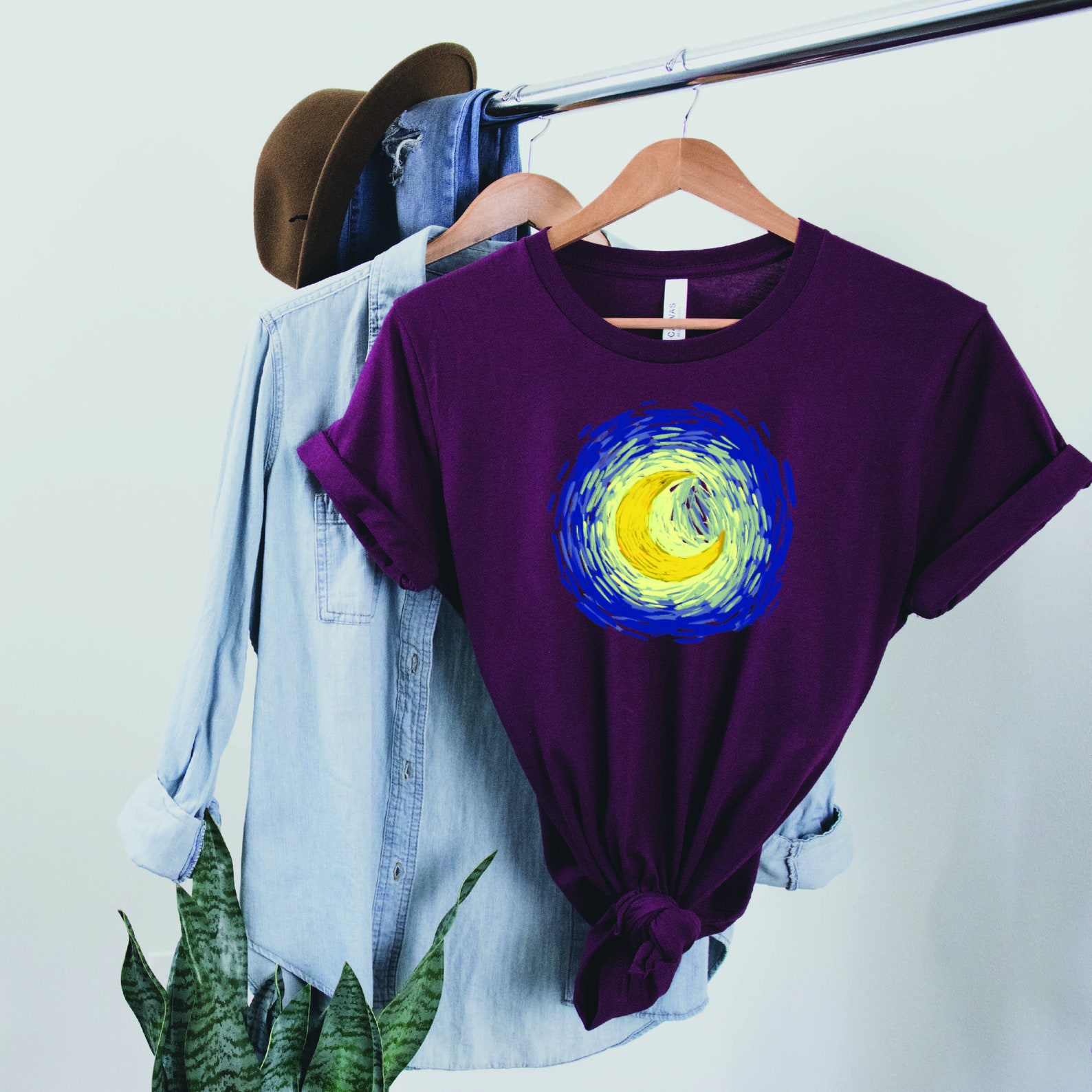 Van Gogh Svg the Starry Night SVG Layered File Digital Illustration ...