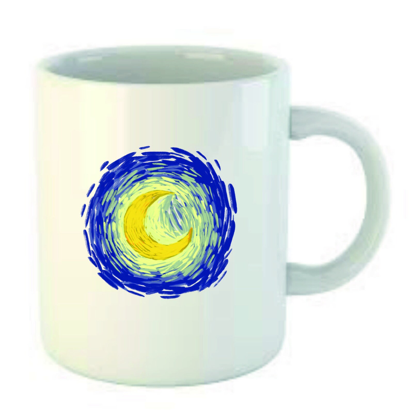 Van Gogh Svg the Starry Night SVG Layered File Digital Illustration ...