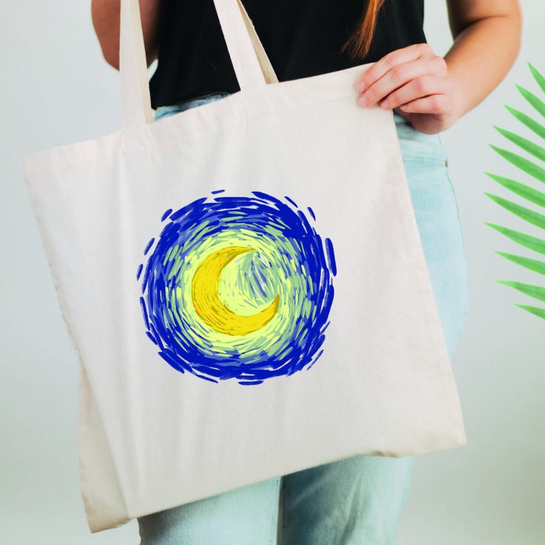 Van Gogh Svg the Starry Night SVG Layered File Digital Illustration ...