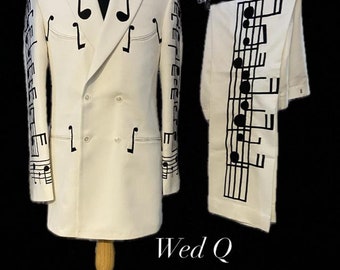 Men Custom Made Maroon Red Cotton 2pc Suit Country Western Hand ...