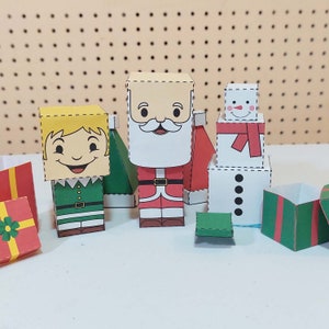 Christmas Printable Paper Toys, Christmas Printable Paper Craft, DIY ...