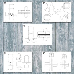 Christmas Printable Paper Toys, Christmas Printable Paper Craft, DIY ...