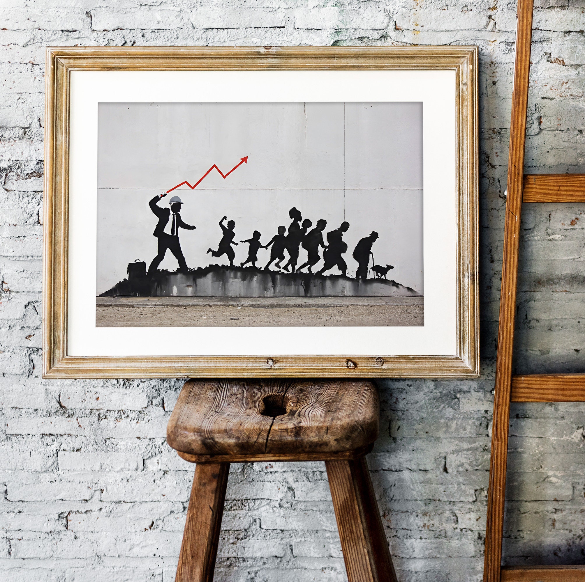 Printable Banksy Digital Download Labours Banksy Digital Print Banksy ...