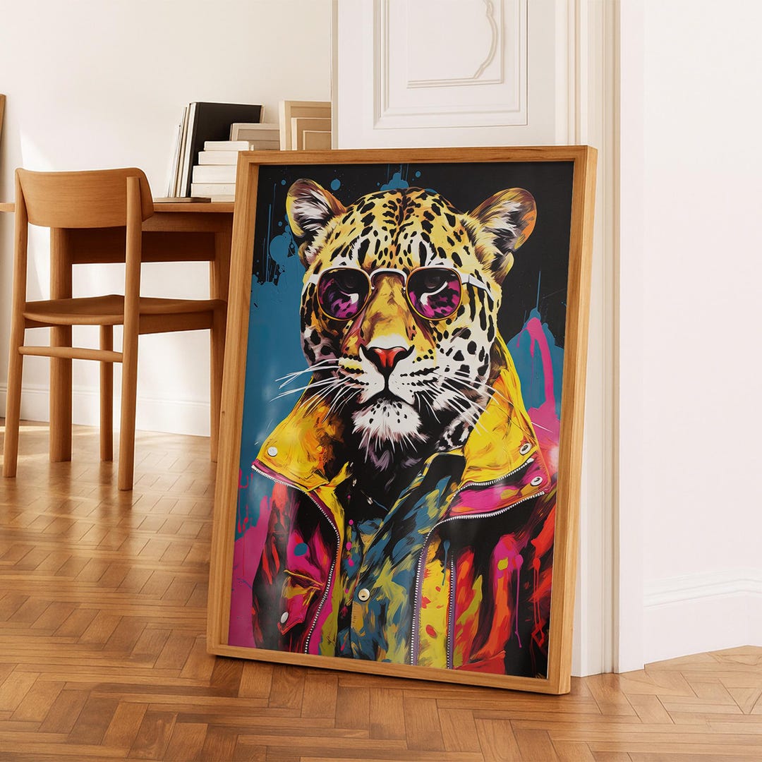 Cheetah Poster Animal Wall Art Modern Art Printable Wall Art Digital ...