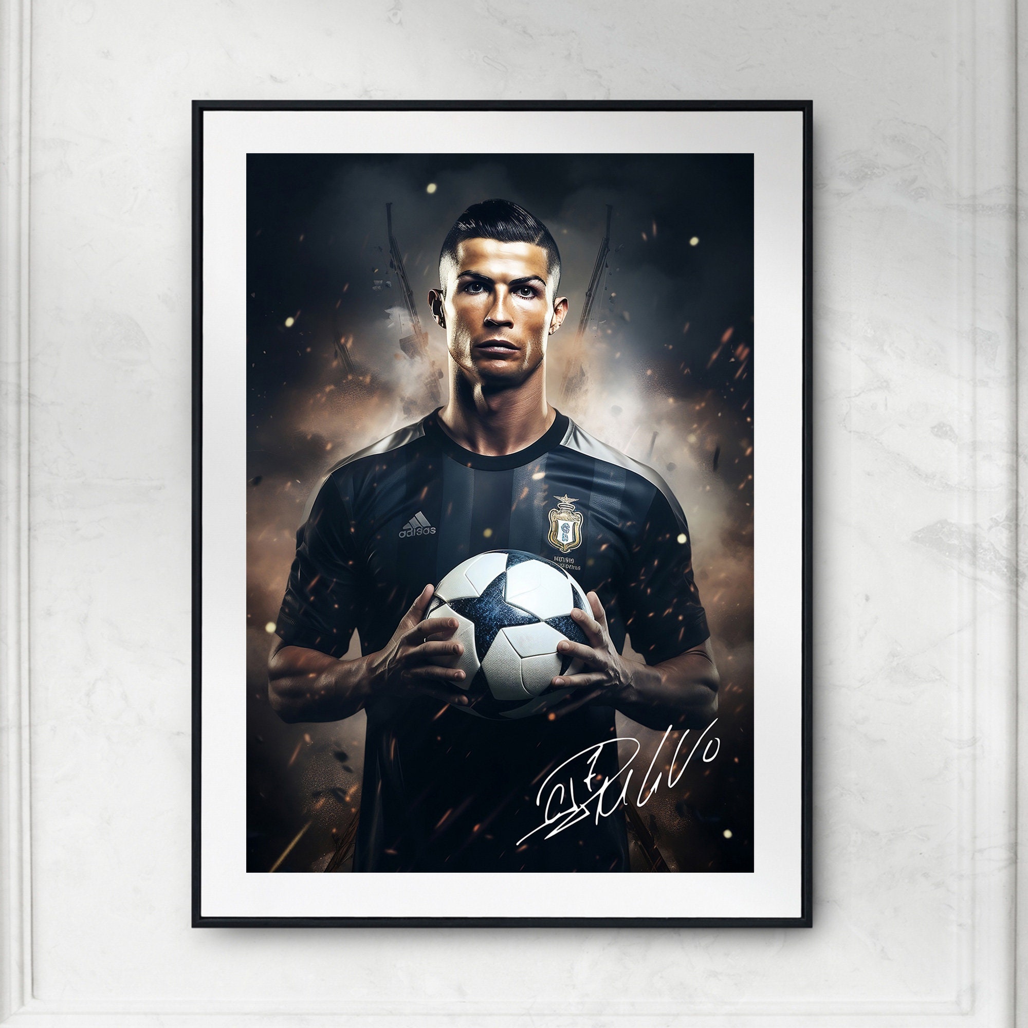 Printable Cristiano Ronaldo Signed Poster Cristiano Ronaldo Instant ...