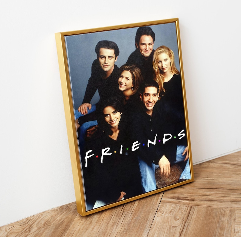 Friends TV Show Poster Digital Download, Iconic Cast Wall Art, 90s Sitcom Decor, Printable Art ...