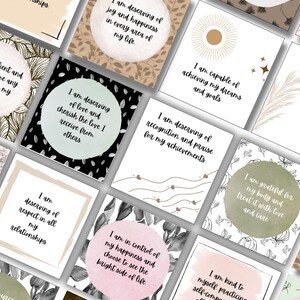 Printable Affirmation Cards for Women Empowerment 48 Positive Quotes ...