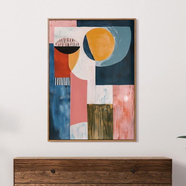Bold Abstract Art - Etsy