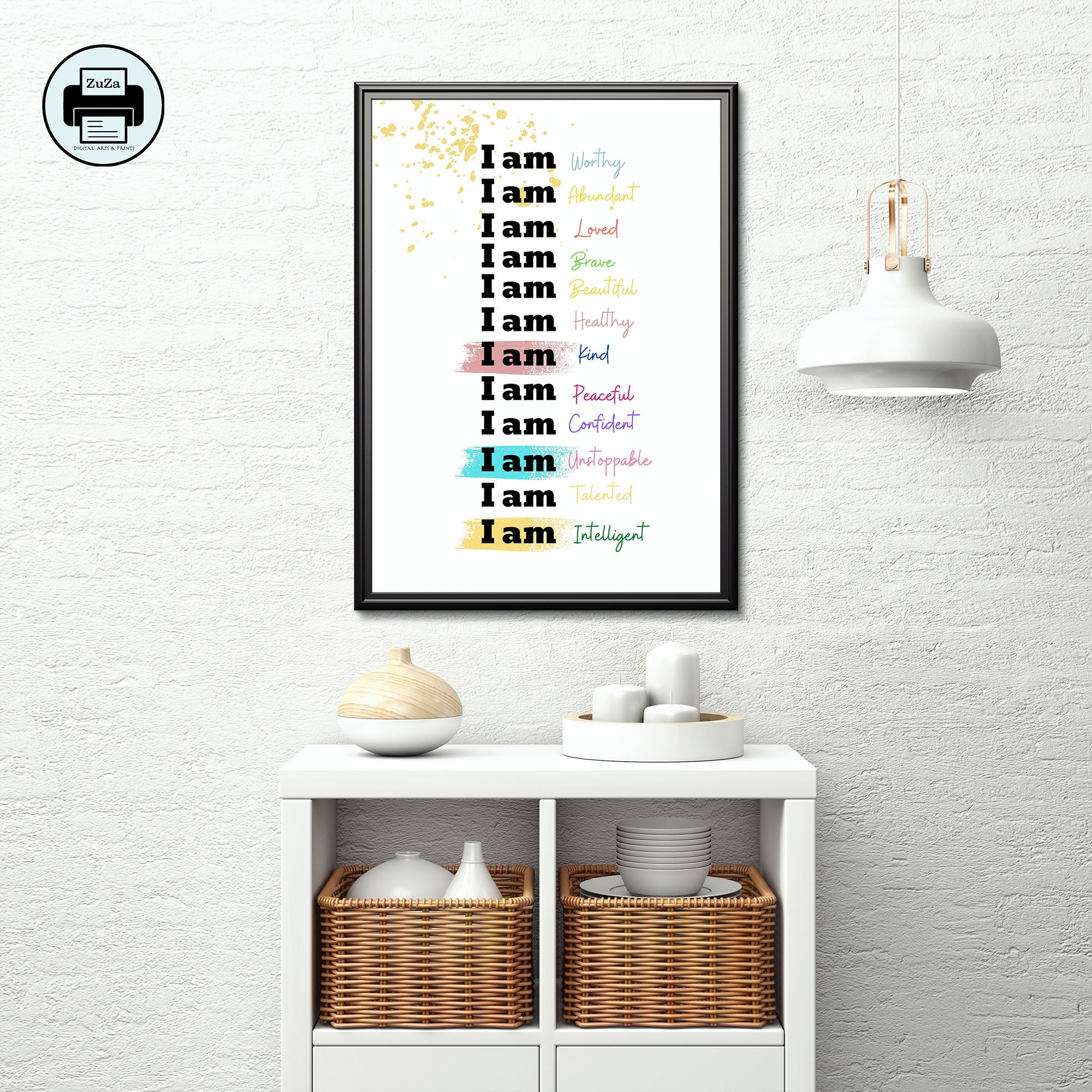 Printable Affirmations for Kids Room Decor I Am Classroom - Etsy
