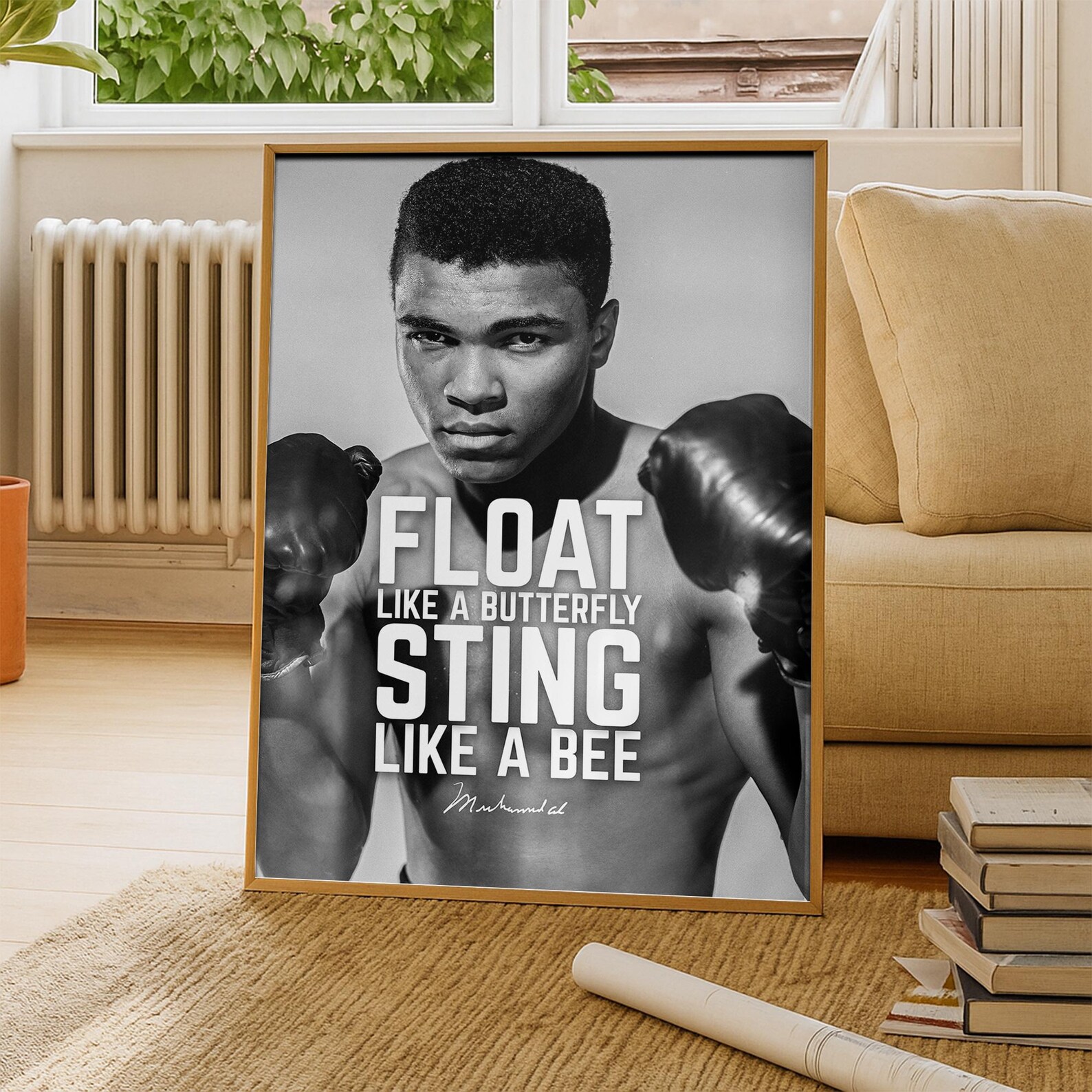Printable Muhammad Ali Wall Poster Motivational Quotes Poster Instant ...
