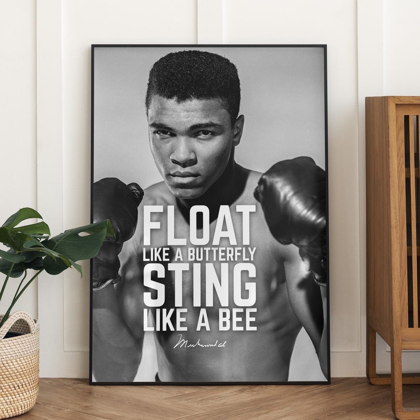 Printable Muhammad Ali Wall Poster Motivational Quotes Poster Instant ...