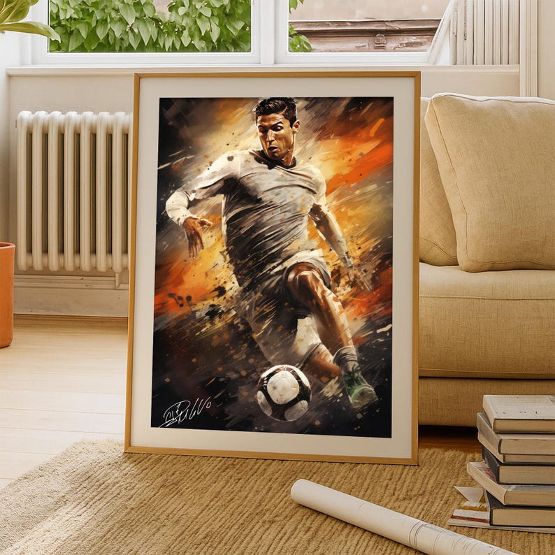 Printable Cristiano Ronaldo Signed Poster Cristiano Ronaldo Instant ...