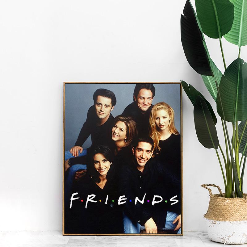 Friends TV Show Poster Digital Download, Iconic Cast Wall Art, 90s ...