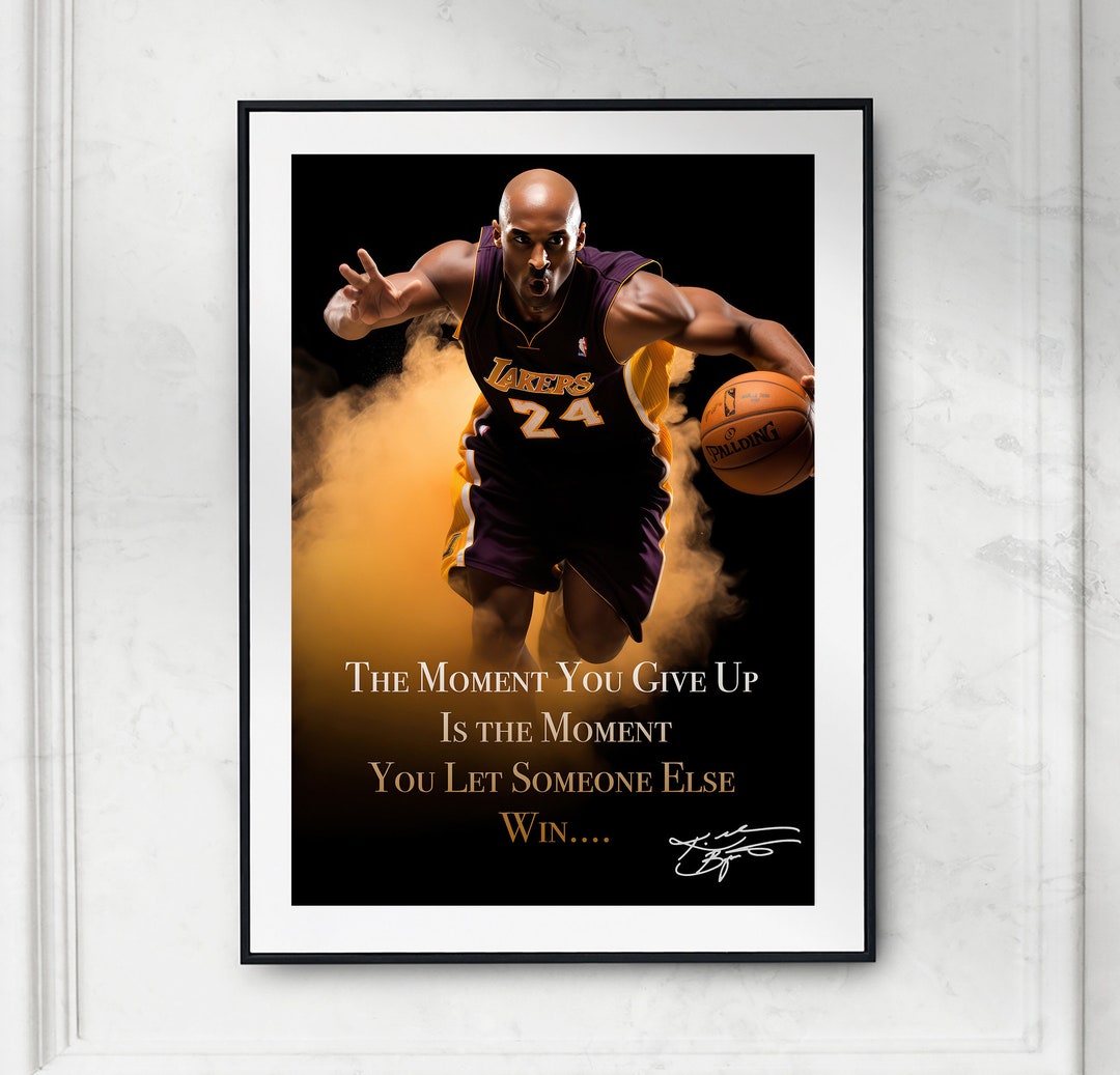 Printable Kobe Bryant Signed Poster Kobe Bryant Instant Download ...