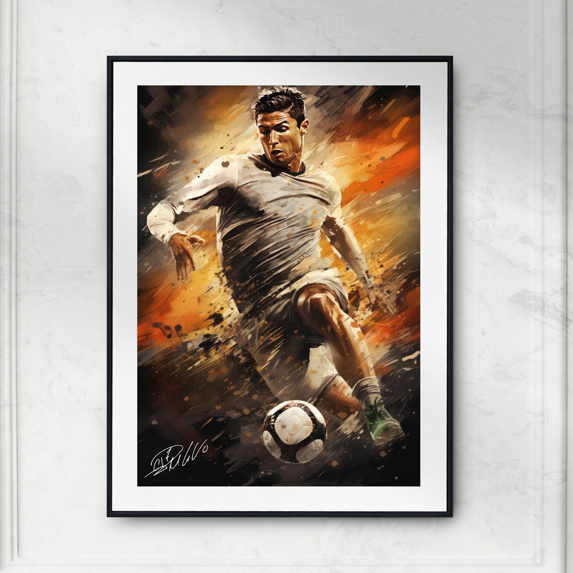 Printable Cristiano Ronaldo Signed Poster Cristiano Ronaldo Instant ...