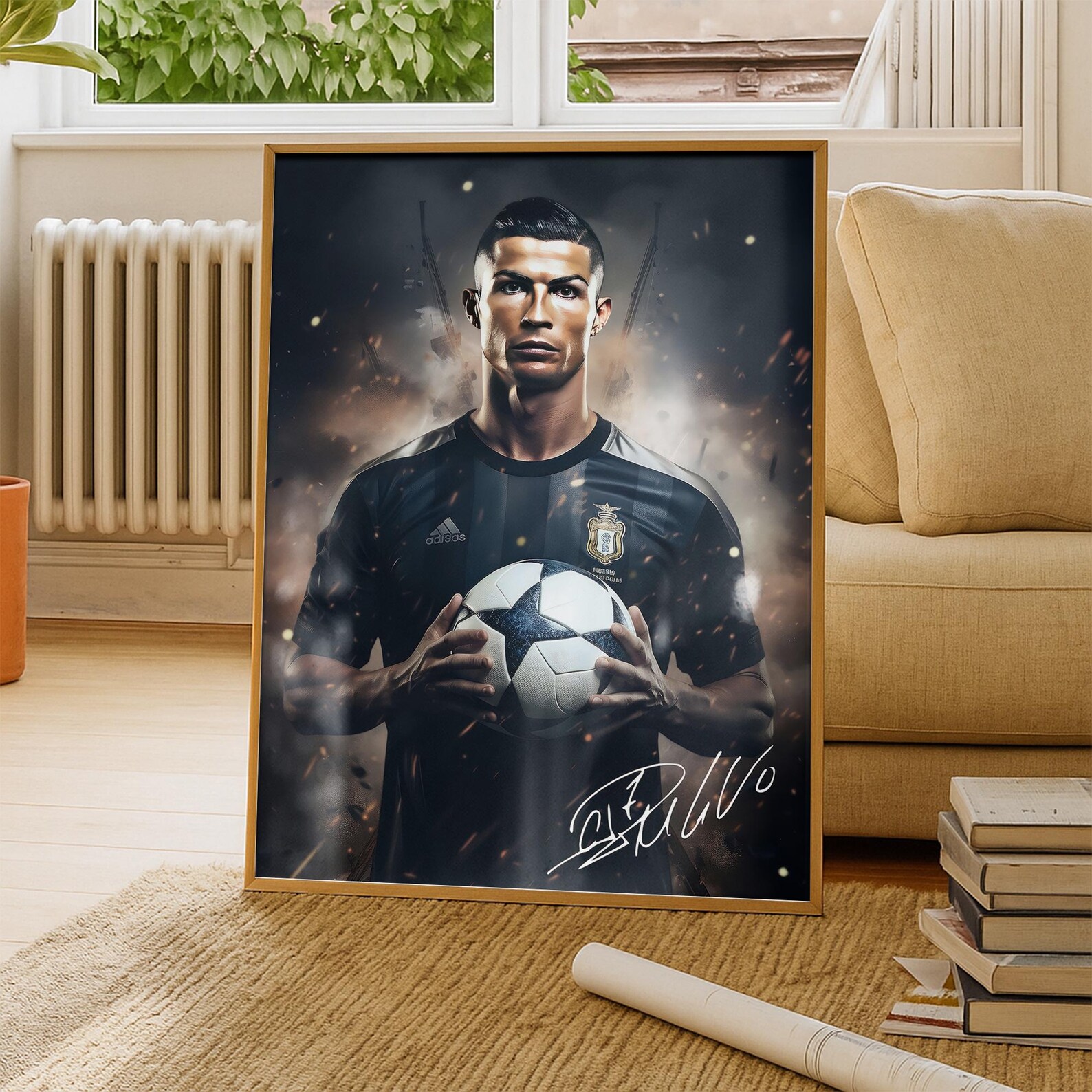 Printable Cristiano Ronaldo Signed Poster Cristiano Ronaldo Instant ...