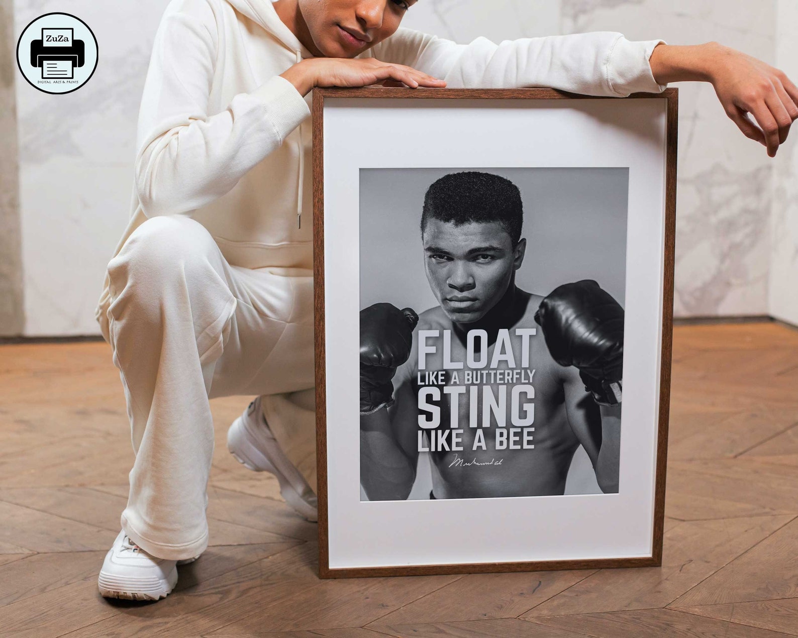 Printable Muhammad Ali Wall Poster Motivational Quotes Poster Instant ...