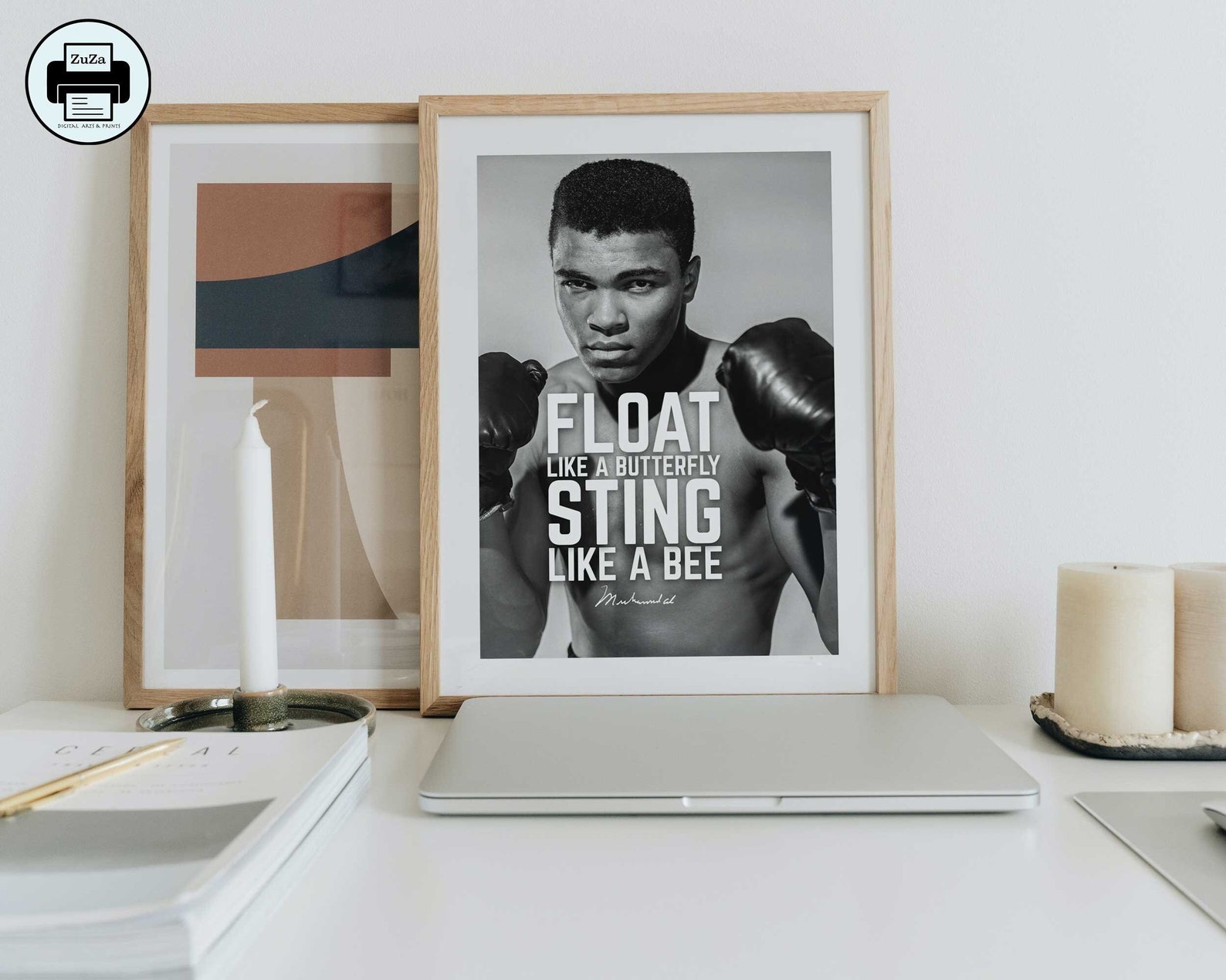 Printable Muhammad Ali Wall Poster Motivational Quotes Poster Instant ...