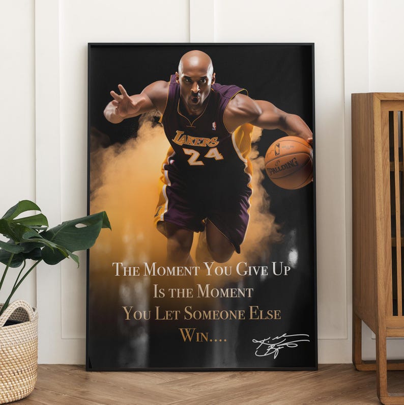 Printable Kobe Bryant Signed Poster Kobe Bryant Instant Download ...