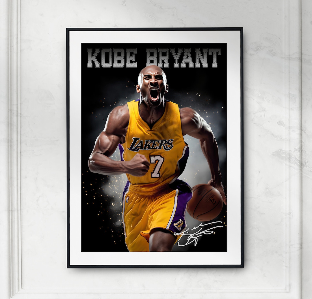 Printable Kobe Bryant Signed Poster Kobe Bryant Instant Download ...