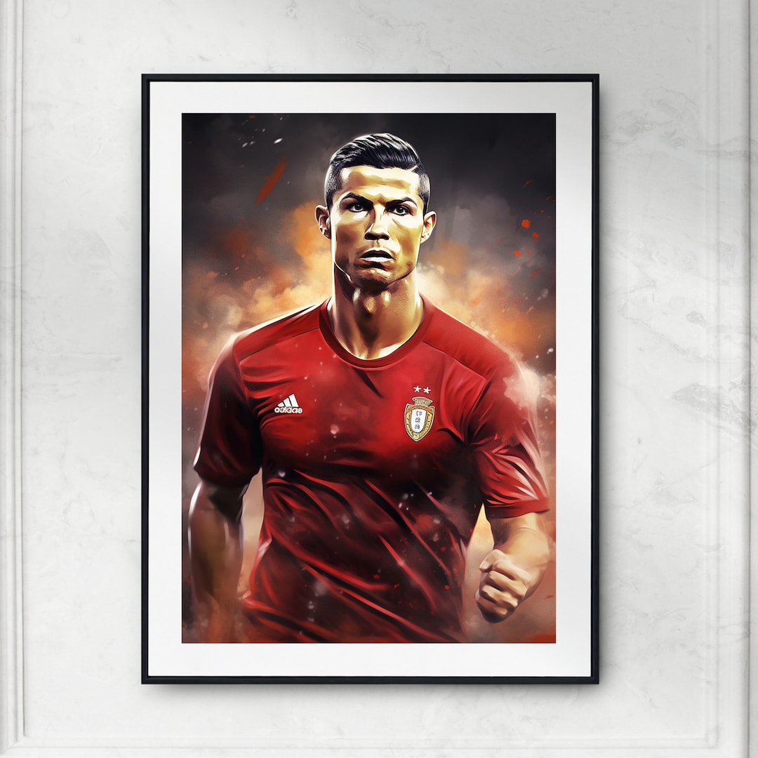 Printable Cristiano Ronaldo Wall Poster Cristiano Ronaldo Instant ...