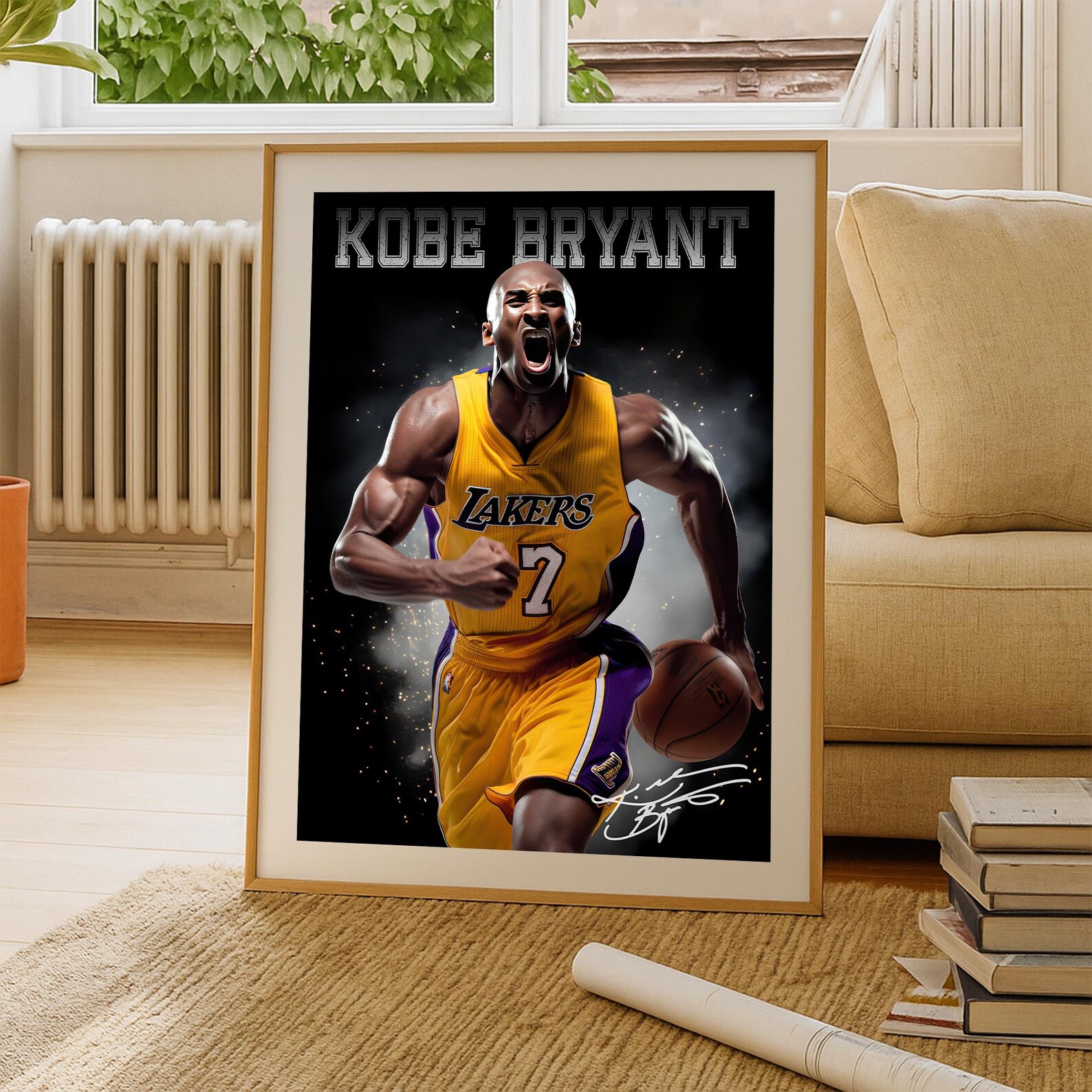 Printable Kobe Bryant Signed Poster Kobe Bryant Instant Download ...