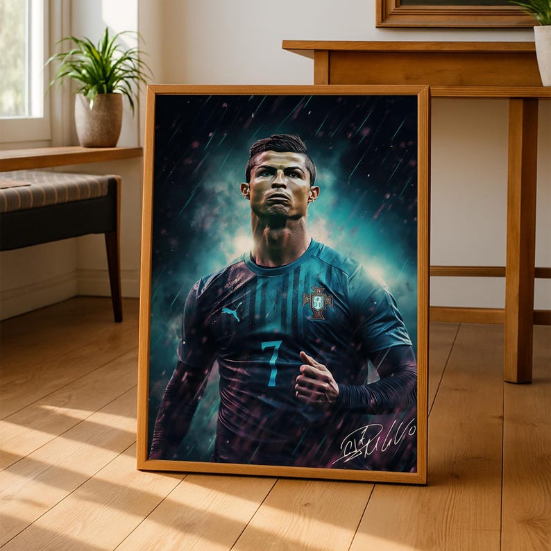 Printable Cristiano Ronaldo Signed Poster Cristiano Ronaldo Instant ...