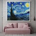 Printable Vincent Van Gogh's the Starry Night (1889), Famous Painting ...