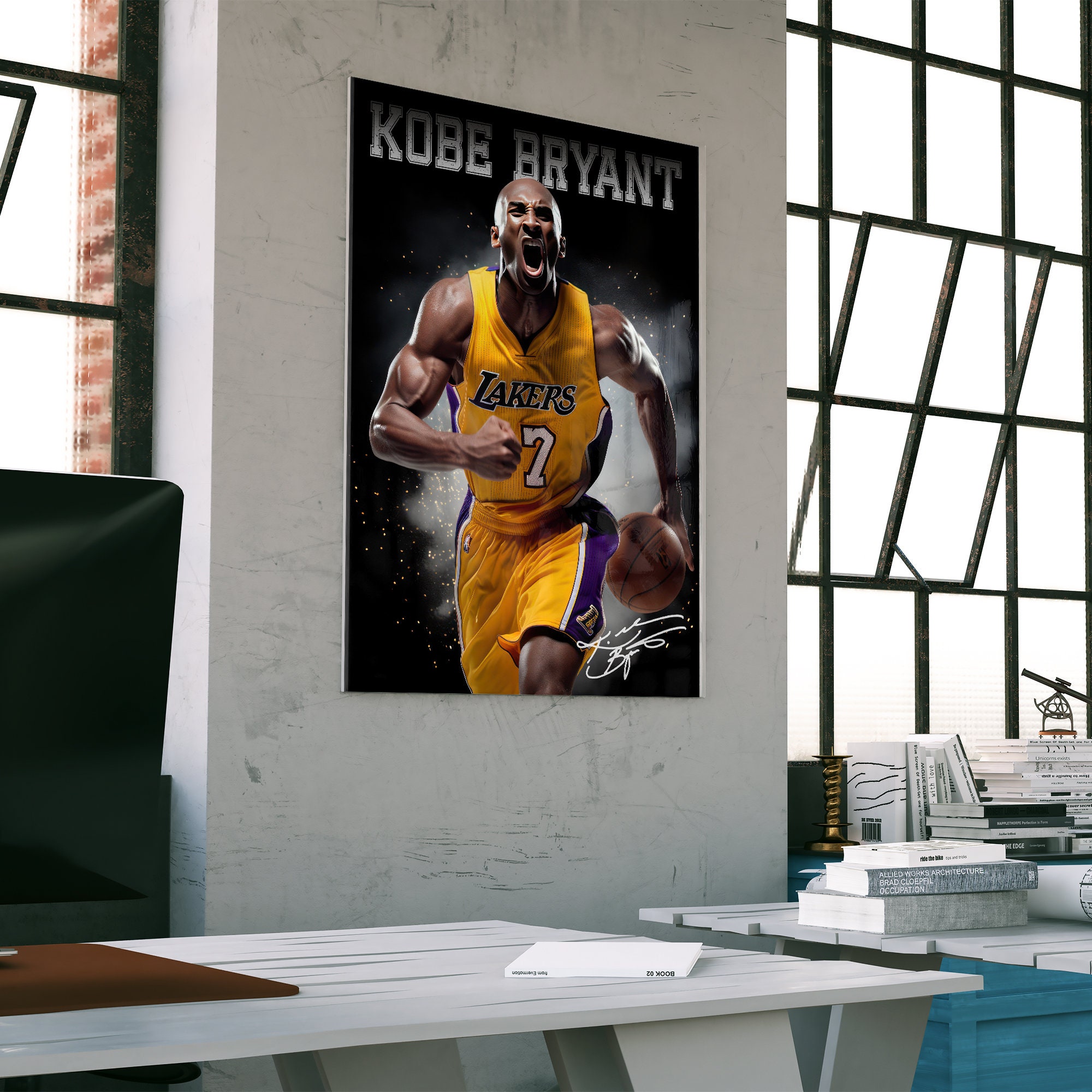 Printable Kobe Bryant Signed Poster Kobe Bryant Instant Download ...