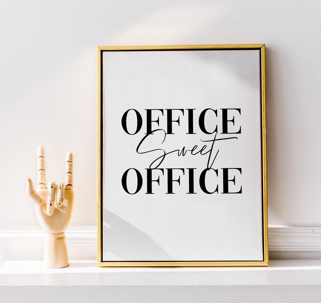 Printable Office Wall Art Home Office Wall Decor Digital - Etsy