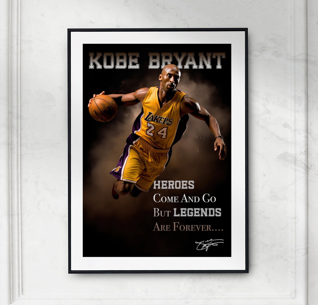 Printable Kobe Bryant Signed Poster Kobe Bryant Instant Download ...