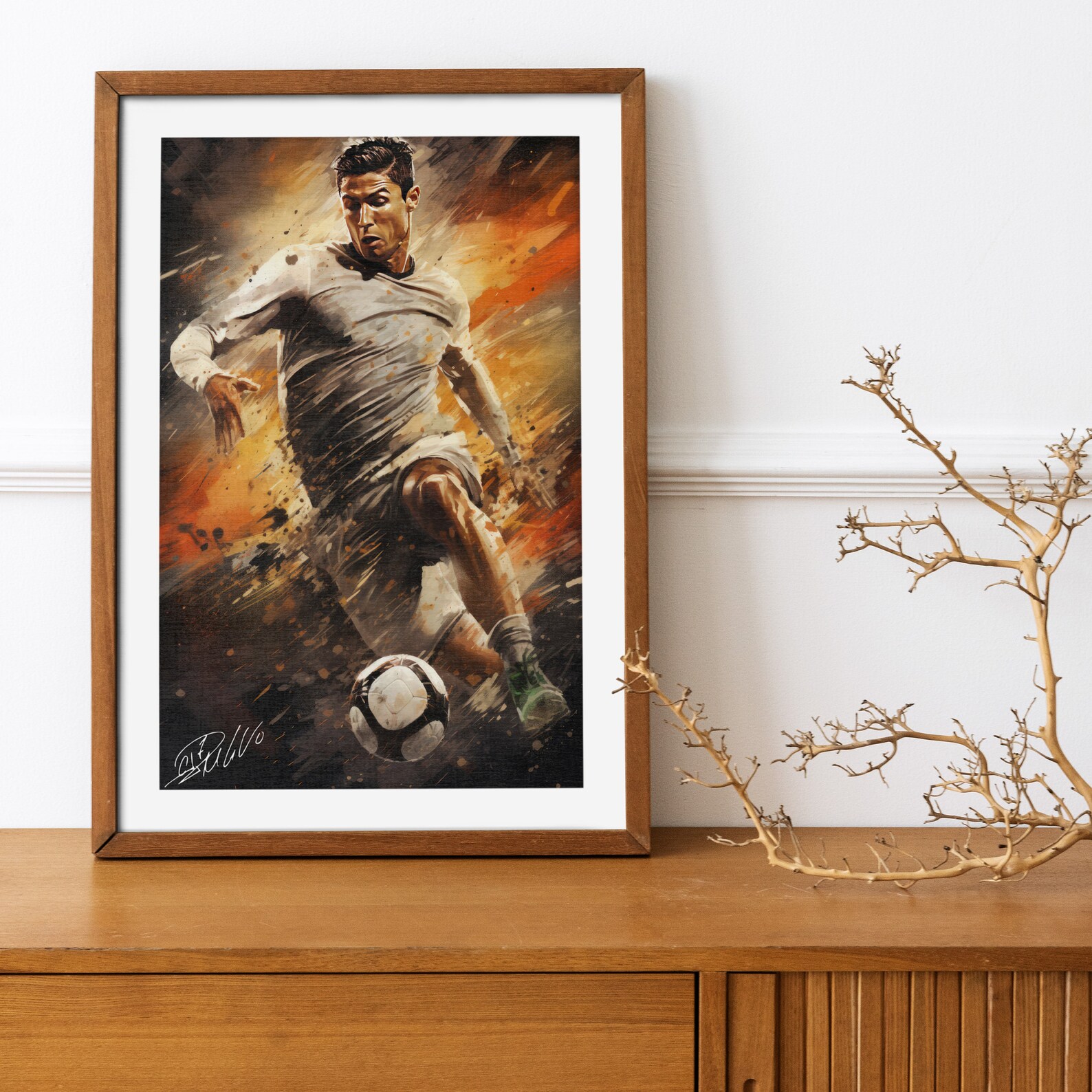 Printable Cristiano Ronaldo Signed Poster Cristiano Ronaldo Instant ...
