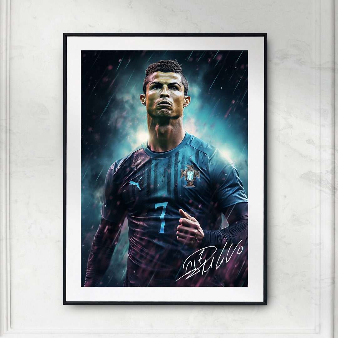 Printable Cristiano Ronaldo Signed Poster Cristiano Ronaldo Instant ...