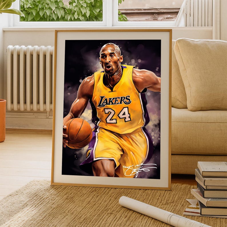 Printable Kobe Bryant Signed Poster Kobe Bryant Instant Download ...