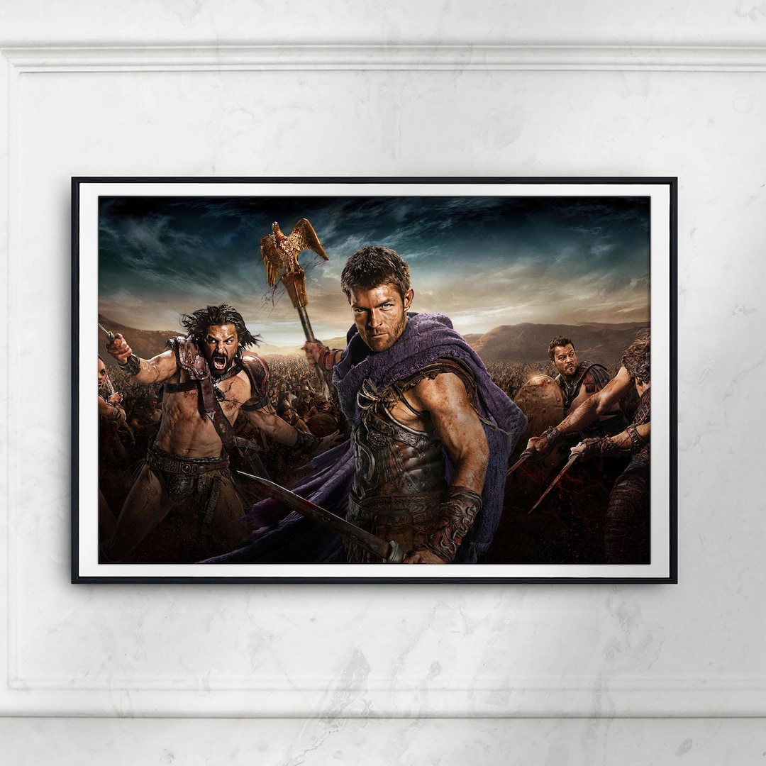 Spartacus TV Show Poster Digital Download Epic Gladiator Warrior Wall ...
