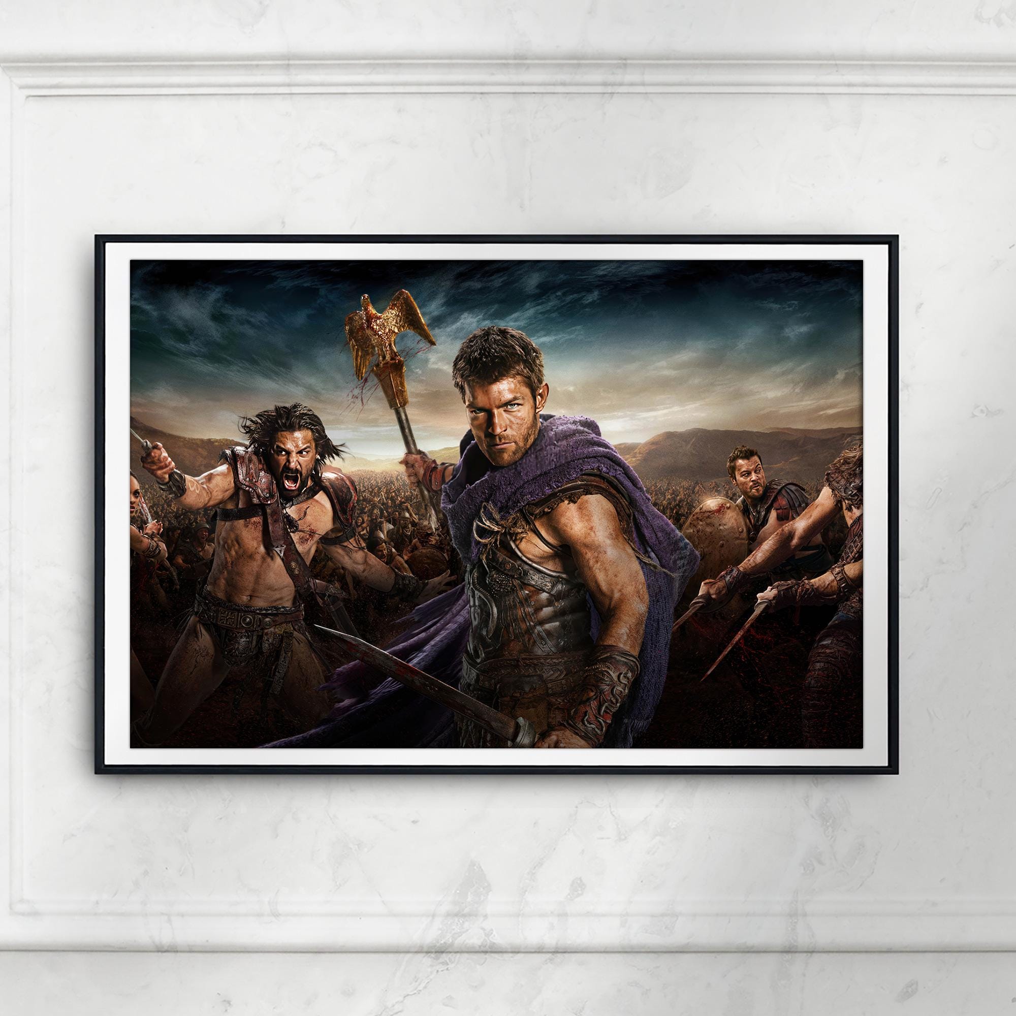 Spartacus TV Show Poster Digital Download Epic Gladiator Warrior Wall ...