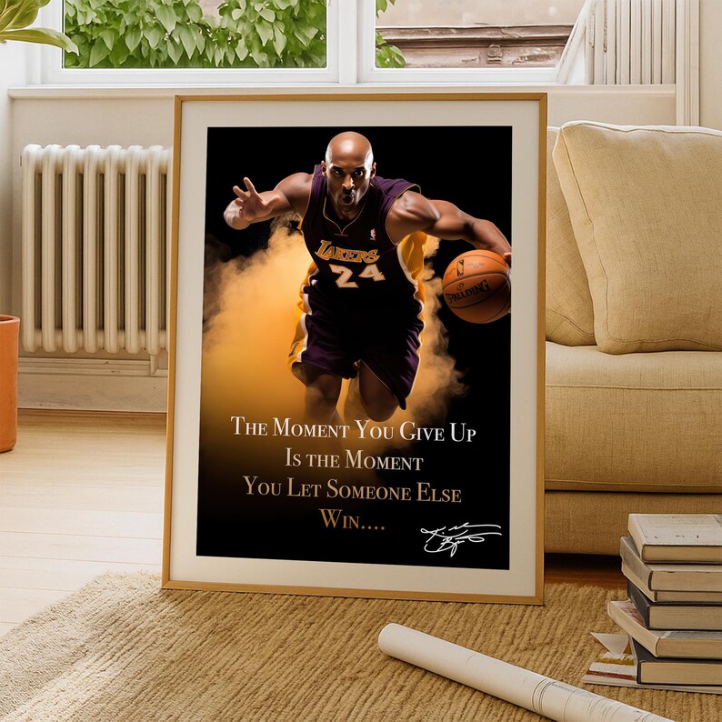 Printable Kobe Bryant Signed Poster Kobe Bryant Instant Download ...
