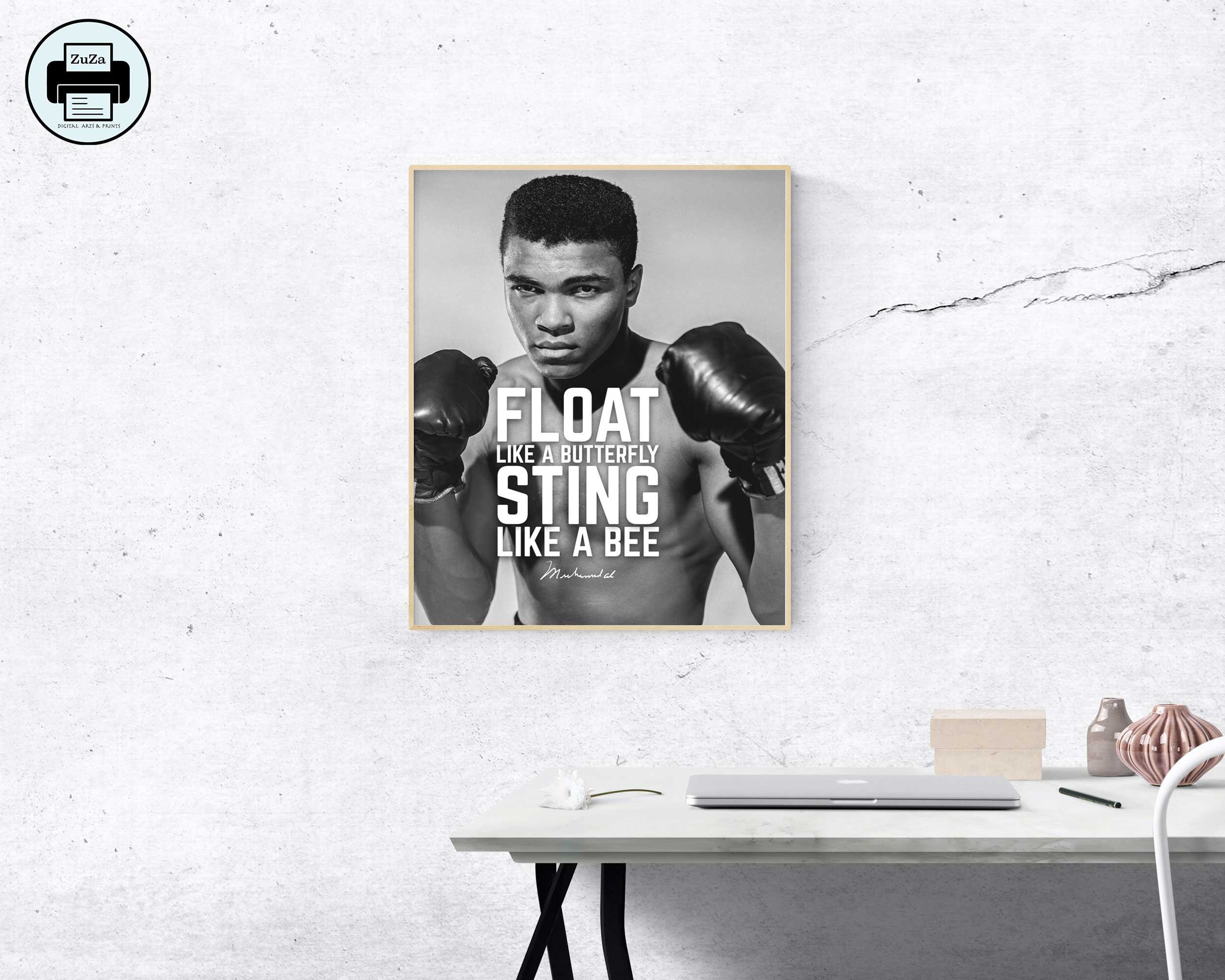 Printable Muhammad Ali Wall Poster Muhamad Ali Instant - Etsy
