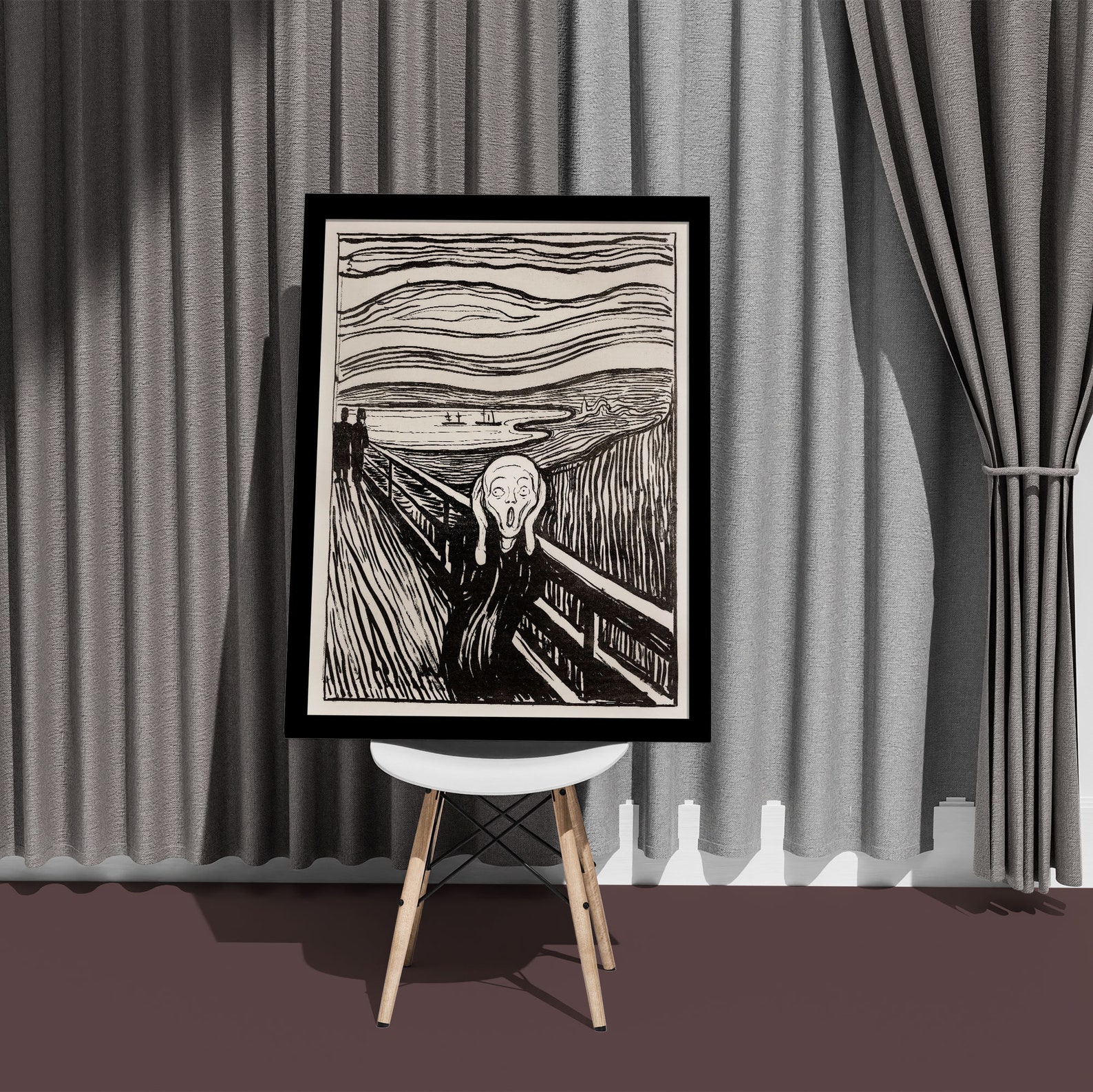 Printable Edvard Munch Print - the Scream 1895 Edvard Munch Poster ...