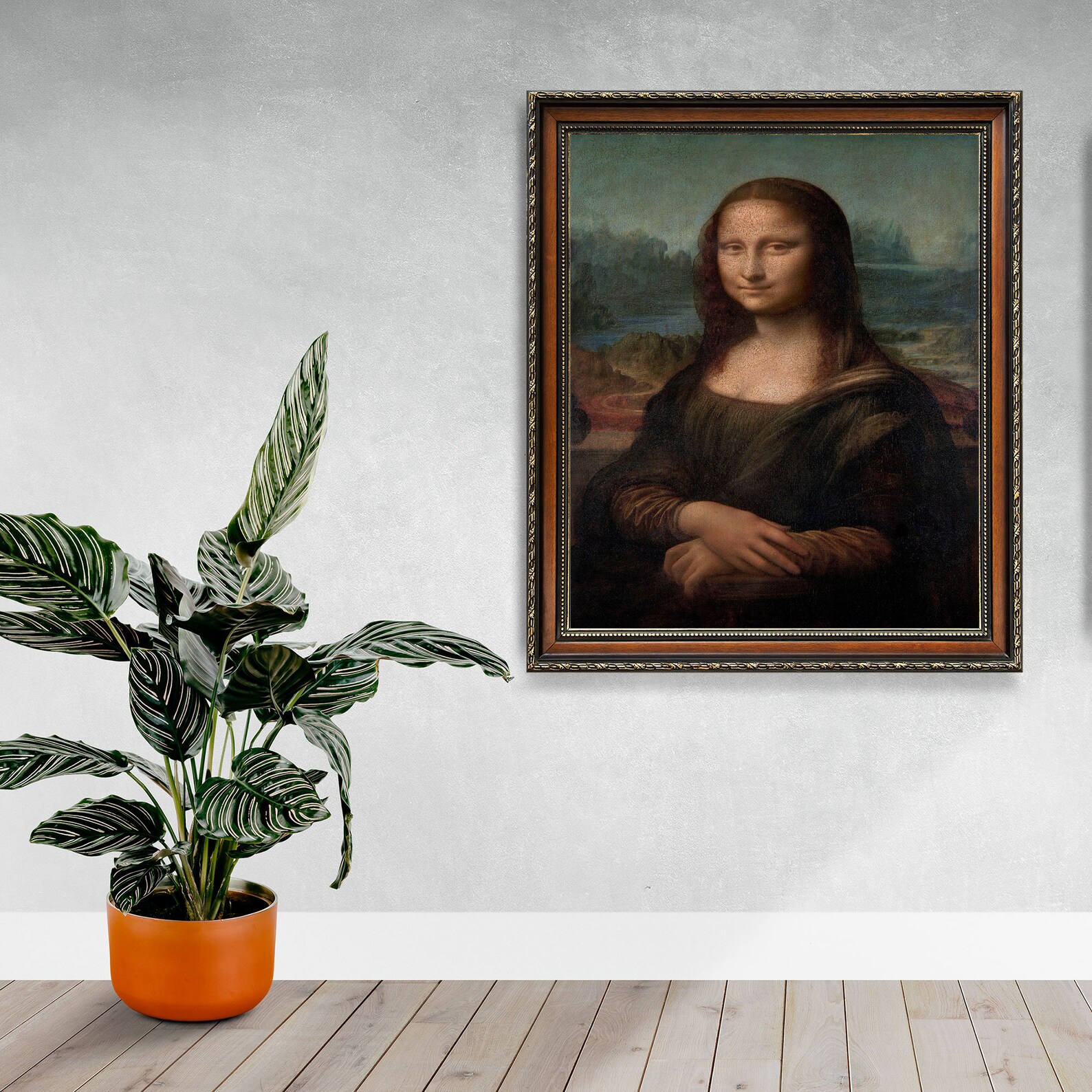Printable Portrait of Mona Lisa Del Giocondo Famous Painting by ...