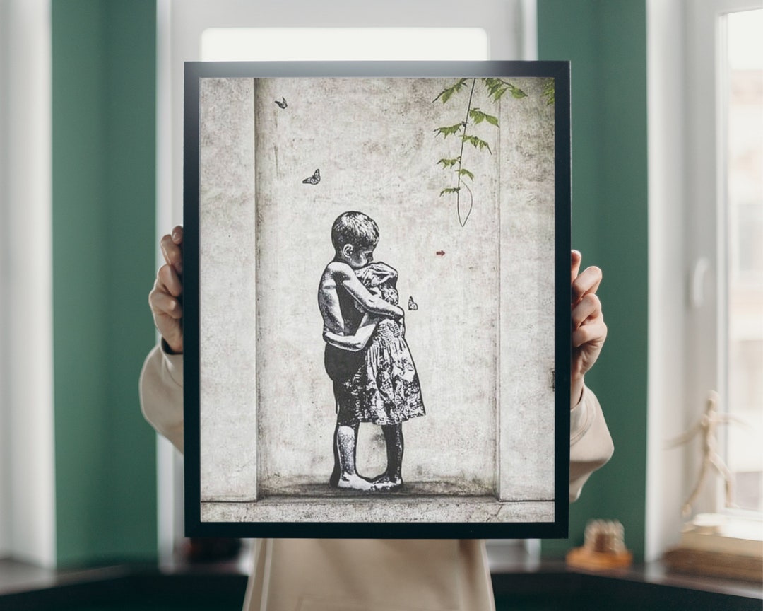 Banksy Digital Prints, Banksy Wall Art, Printable Banksy Poster, Banksy ...