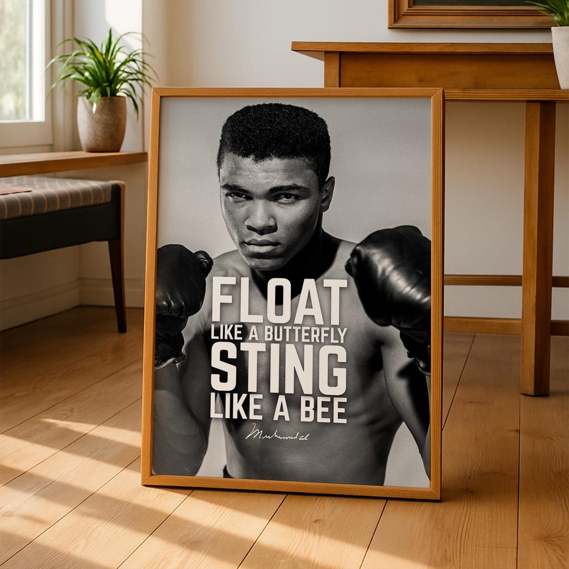 Printable Muhammad Ali Wall Poster Motivational Quotes Poster Instant ...