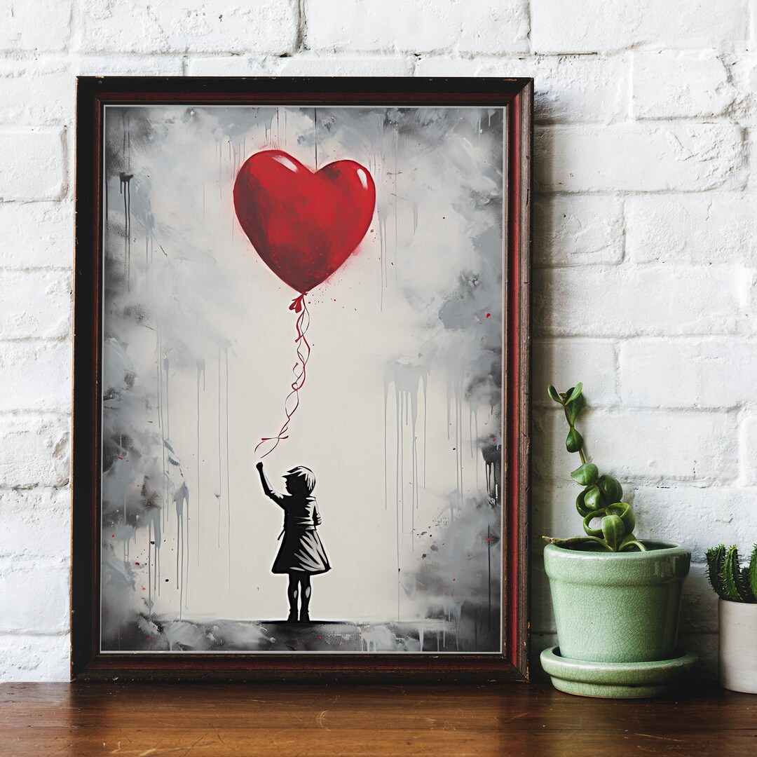 Banksy Wall Art Best Friend Gift Bedroom Wall Art Printable Wall Art ...