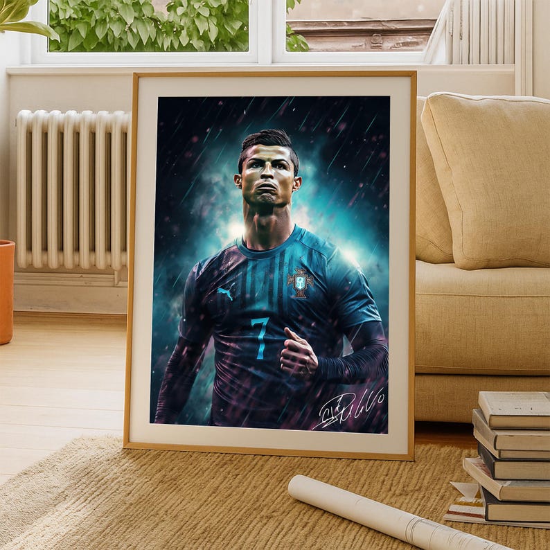 Printable Cristiano Ronaldo Signed Poster Cristiano Ronaldo Instant ...
