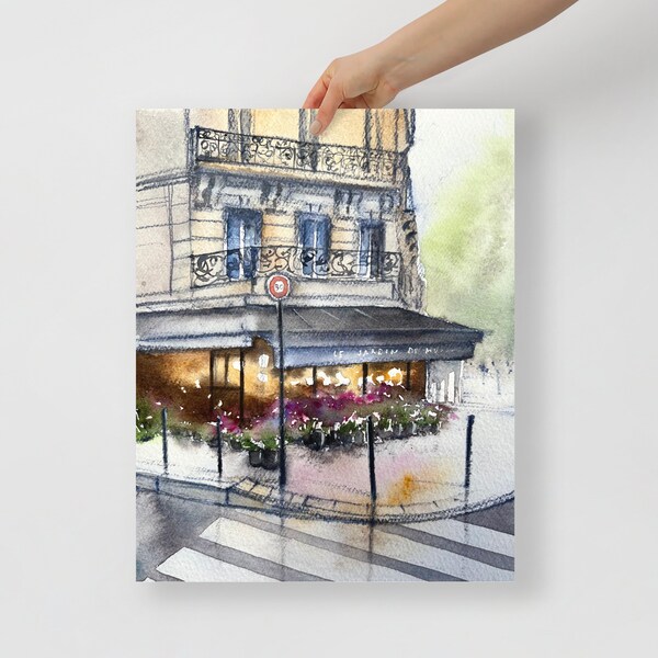 France Watercolor - Etsy