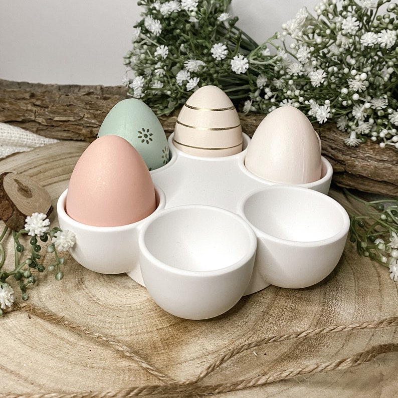 Raysin Eier Tablett 6er Eierhalter Eierbecher Rund - Etsy.de