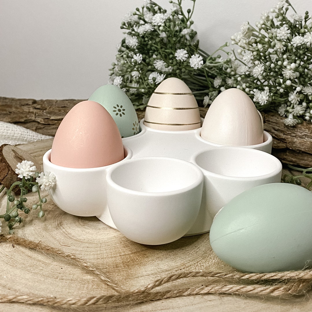 Raysin Eier Tablett 6er Eierhalter Eierbecher Rund - Etsy.de